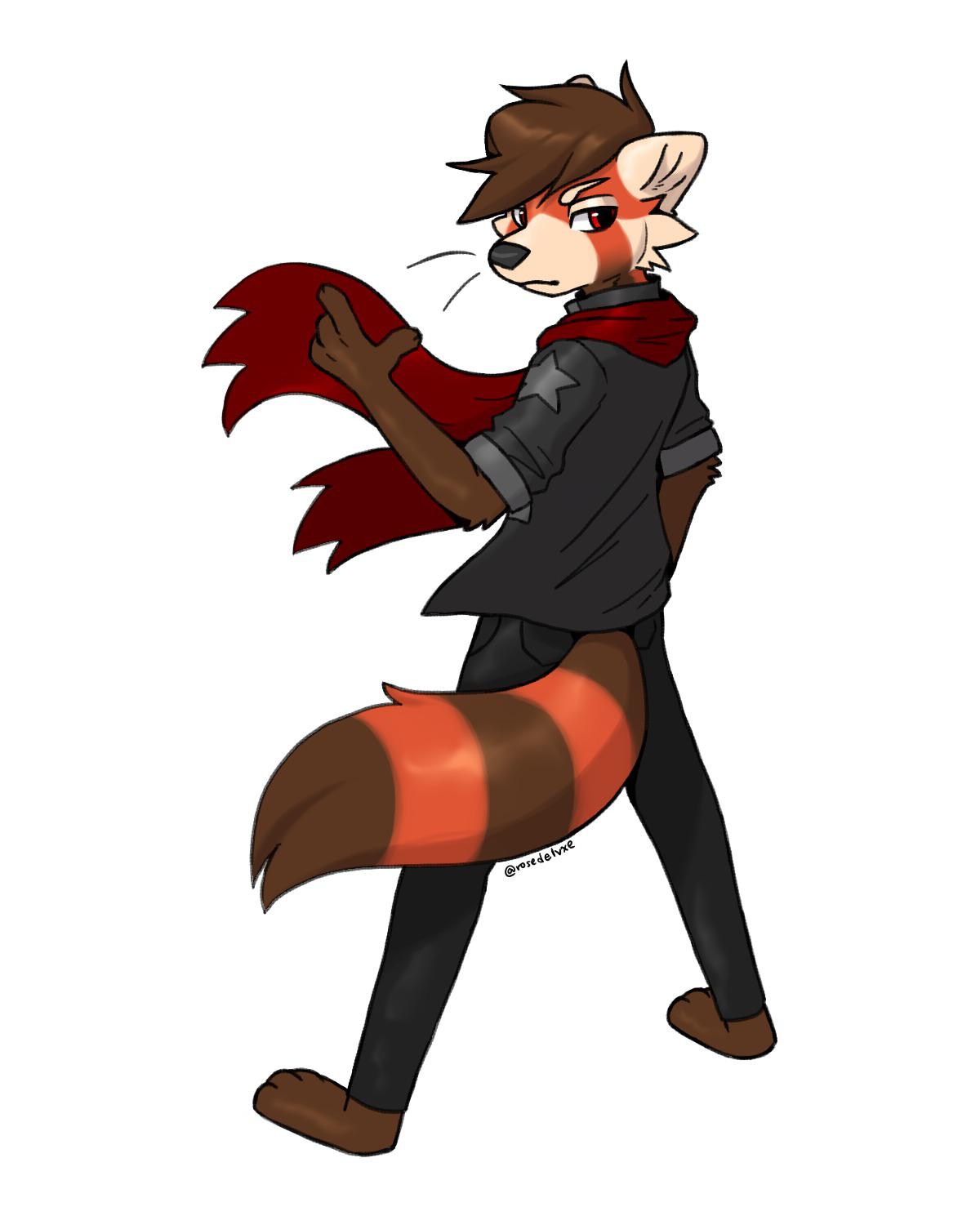 my red panda boy! [OC] | Scrolller