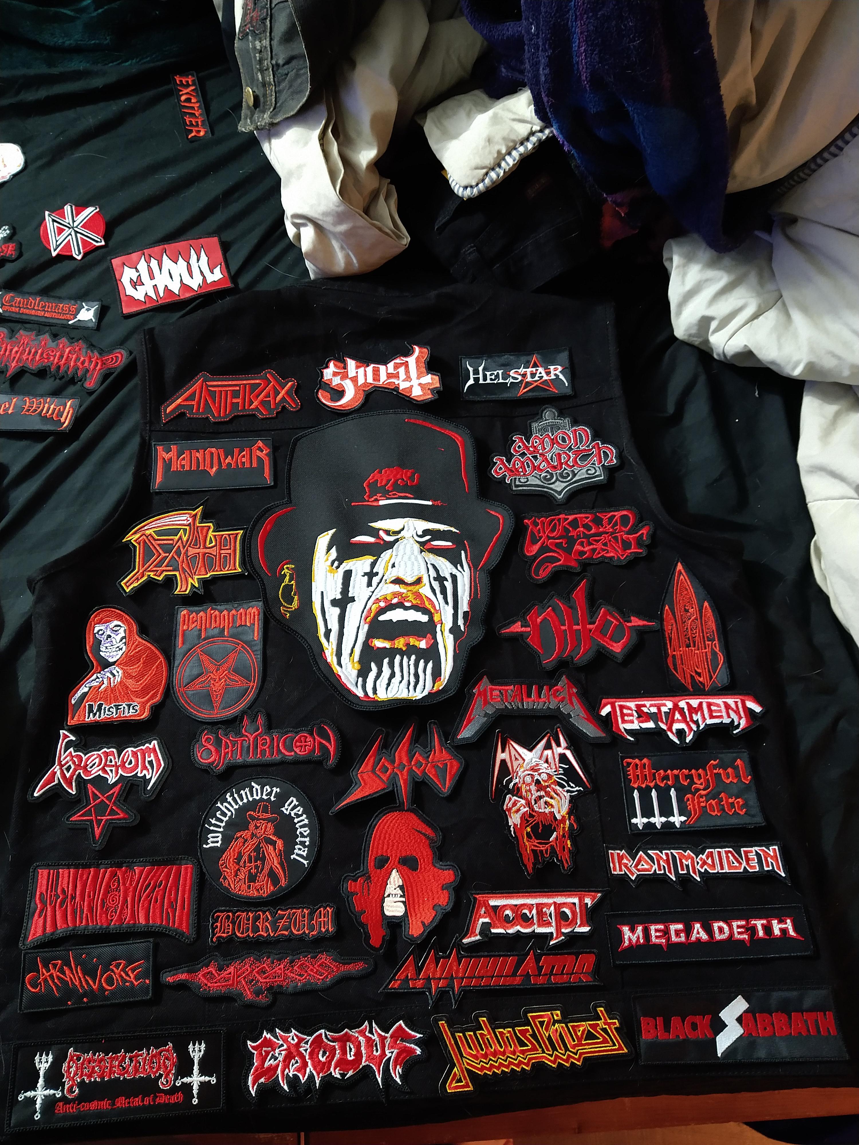 My second battle jacket project: Phase 1 patch placement! | Scrolller