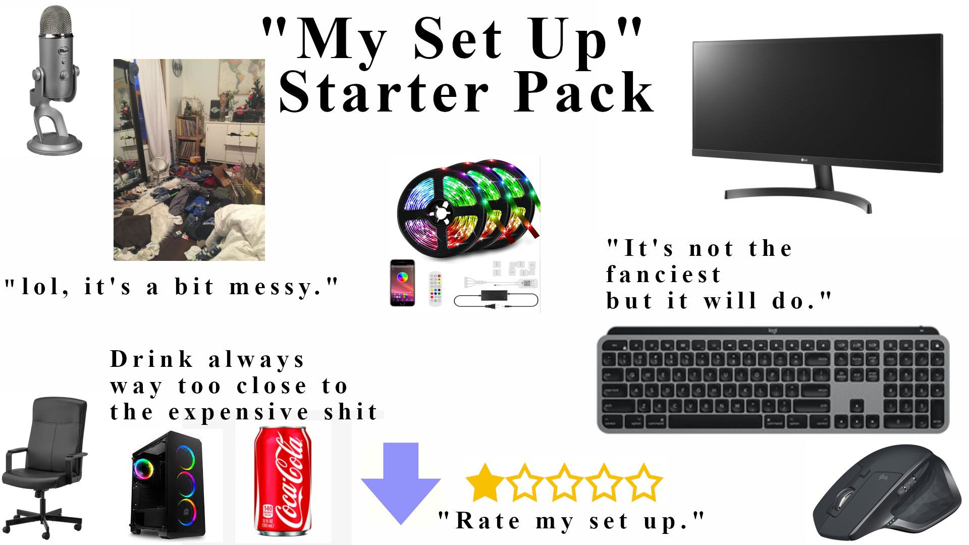 "My Set Up" Post Starter Pack | Scrolller