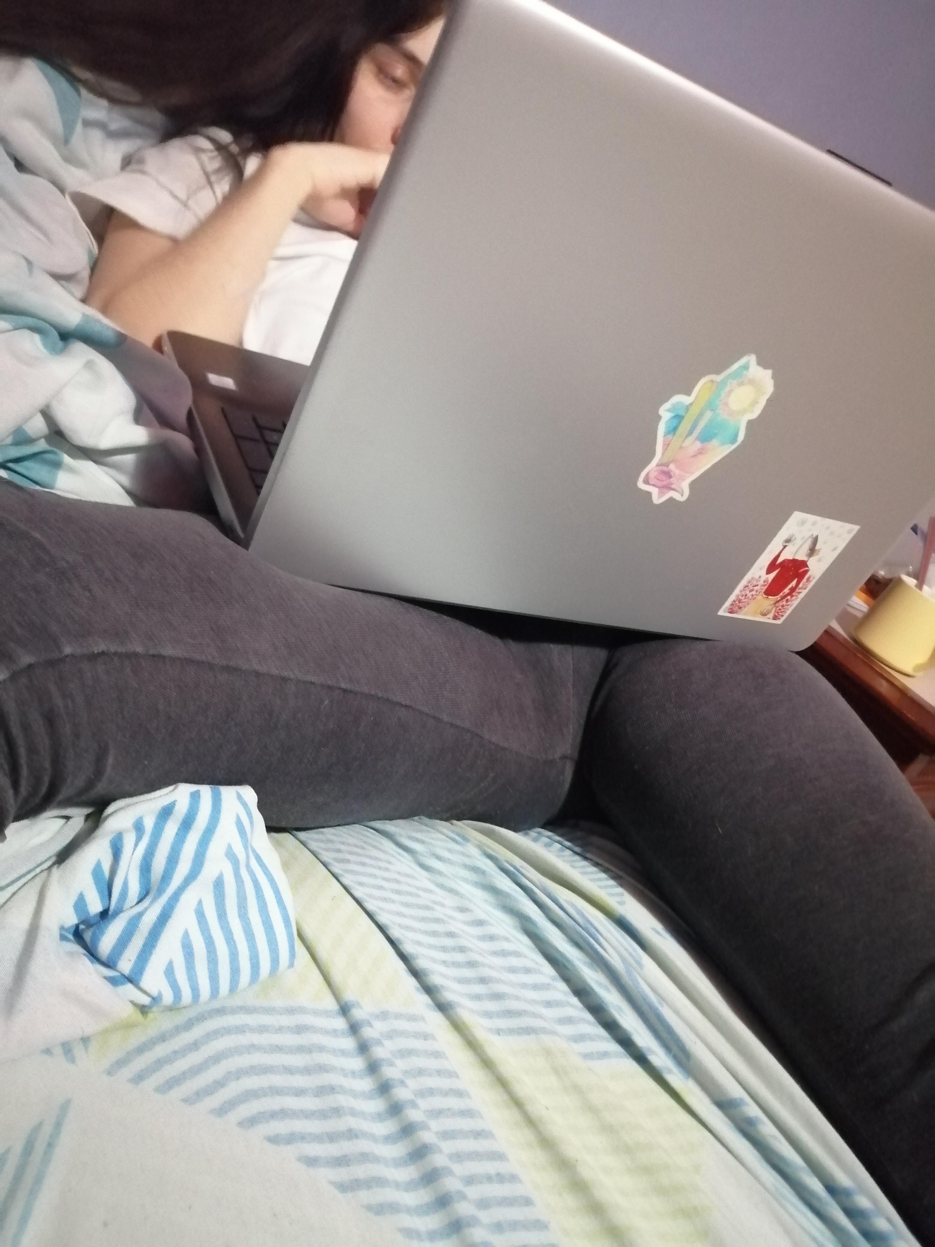 My sister (20) comfortable watching movies | Scrolller