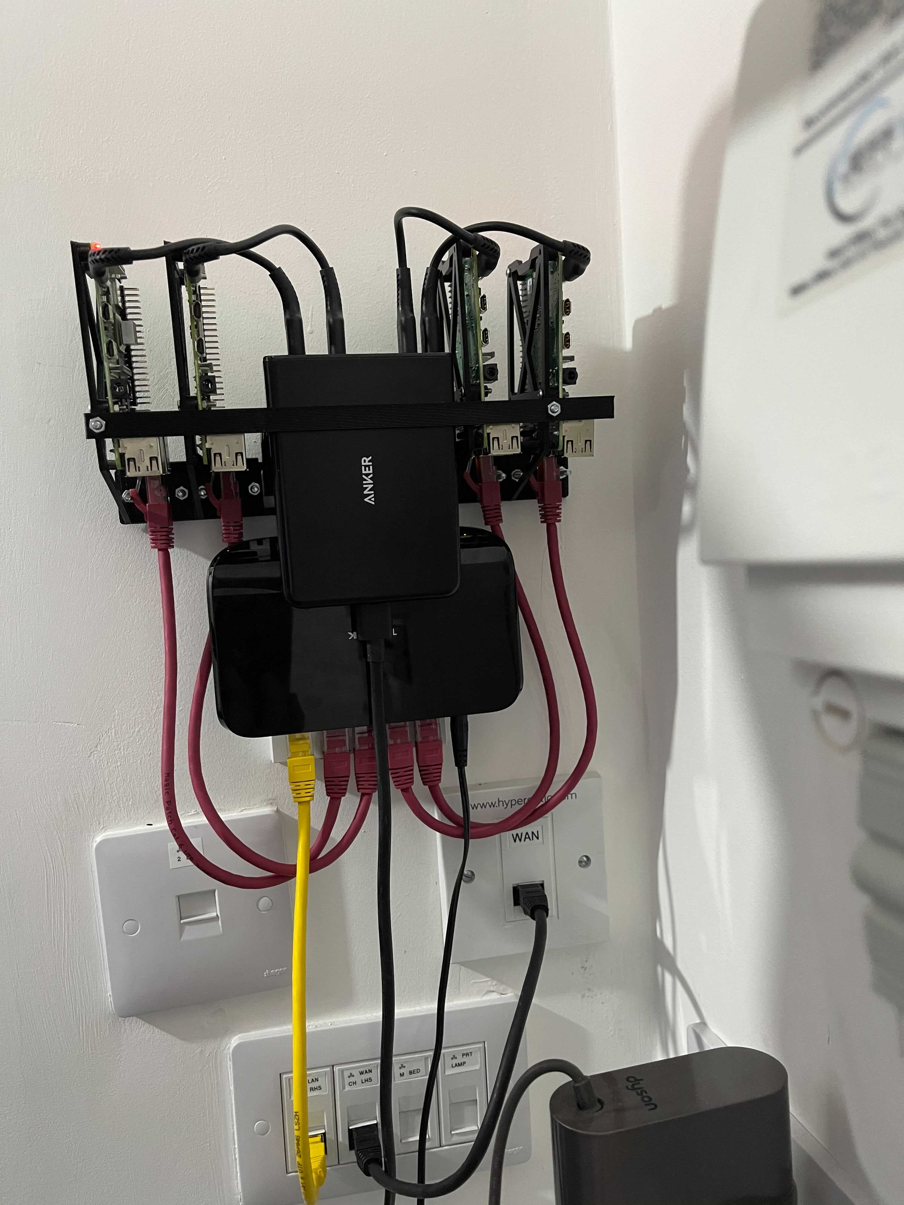 My sketchy Raspberry Pi 4 Cluster / My sketchy Raspberry Pi 4 Cluster /