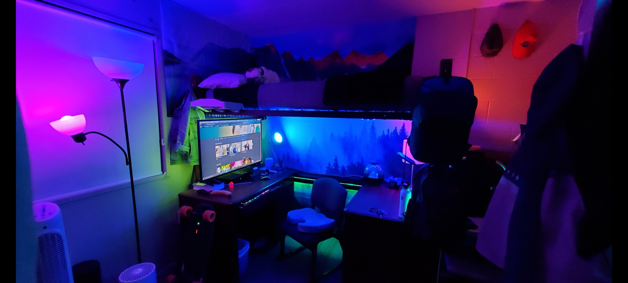 My Smart Home dorm setup from last year, excited for this year to do even more! | Scrolller