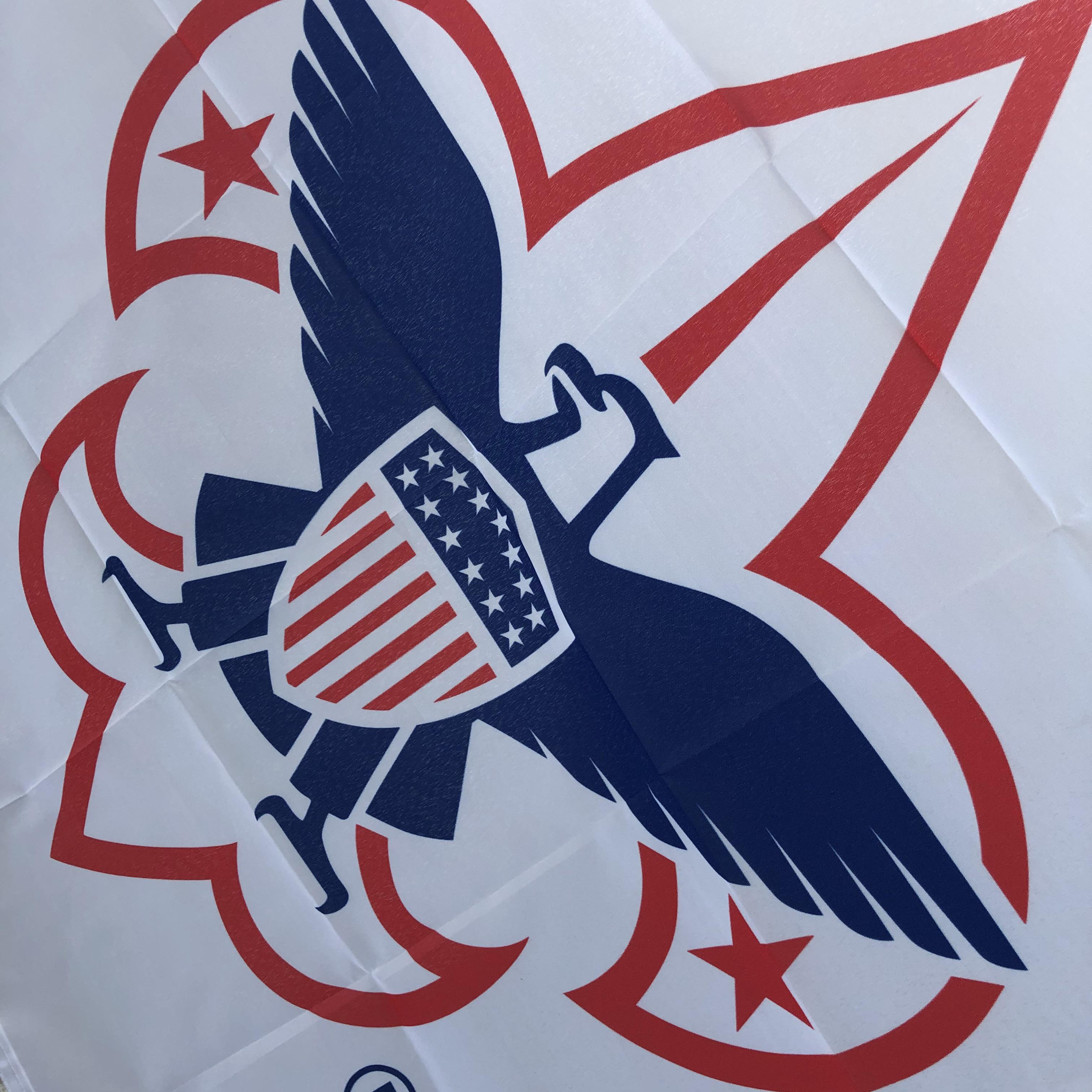 My son finally got his Eagle Scout flag in. | Scrolller