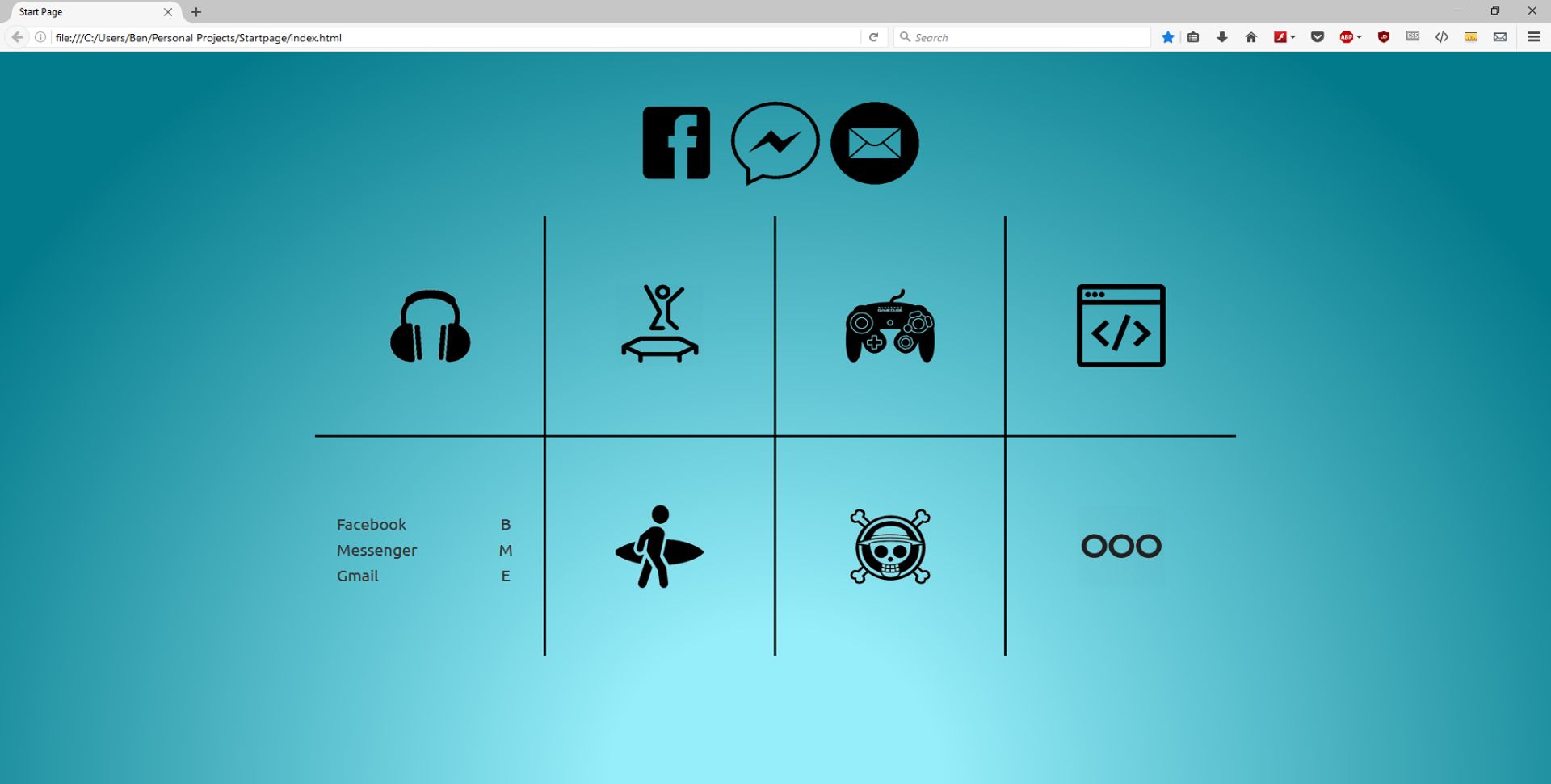 My Startpage Inspired Tab Opener | Scrolller