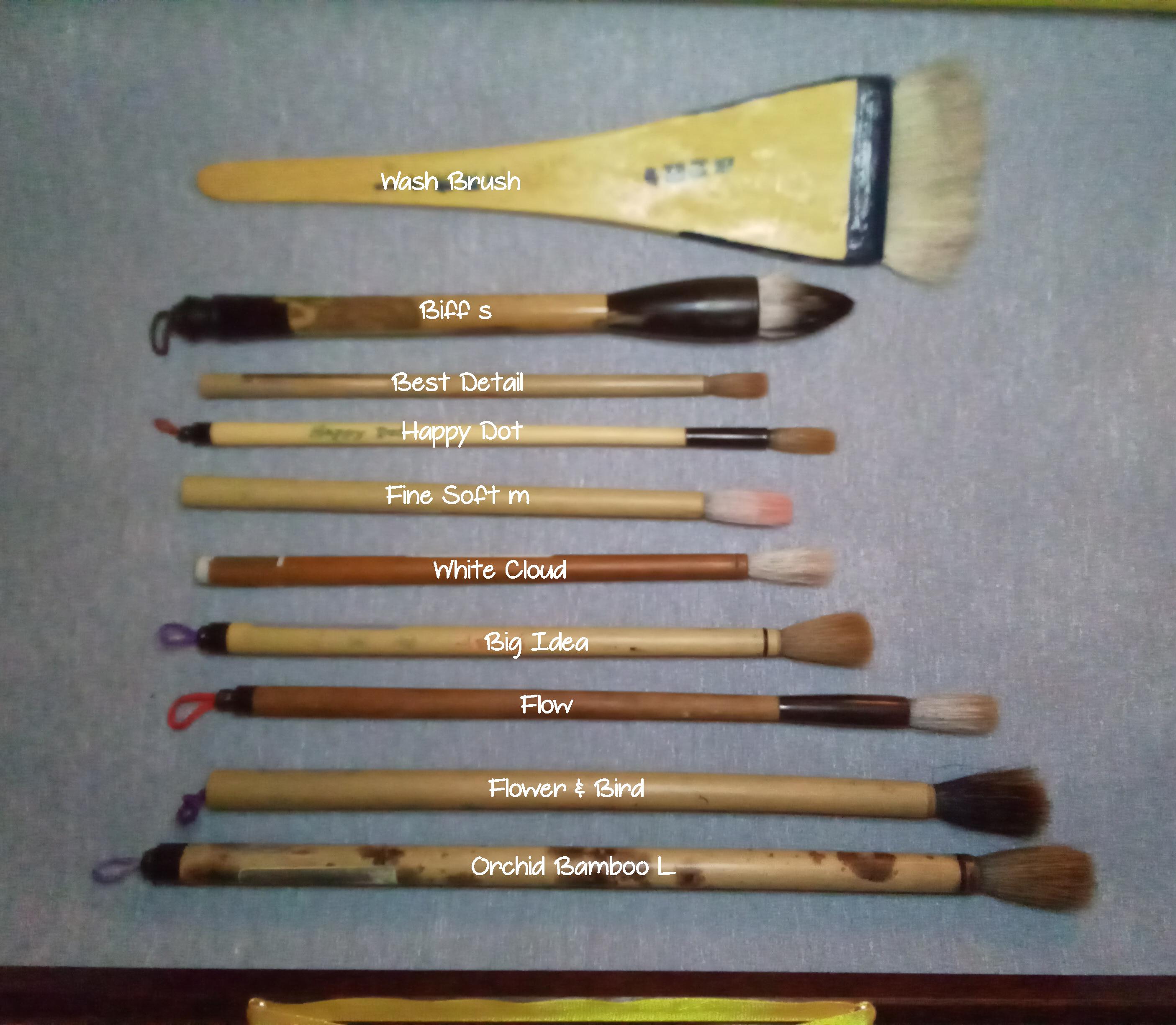 My Sumi-e brushes | Scrolller