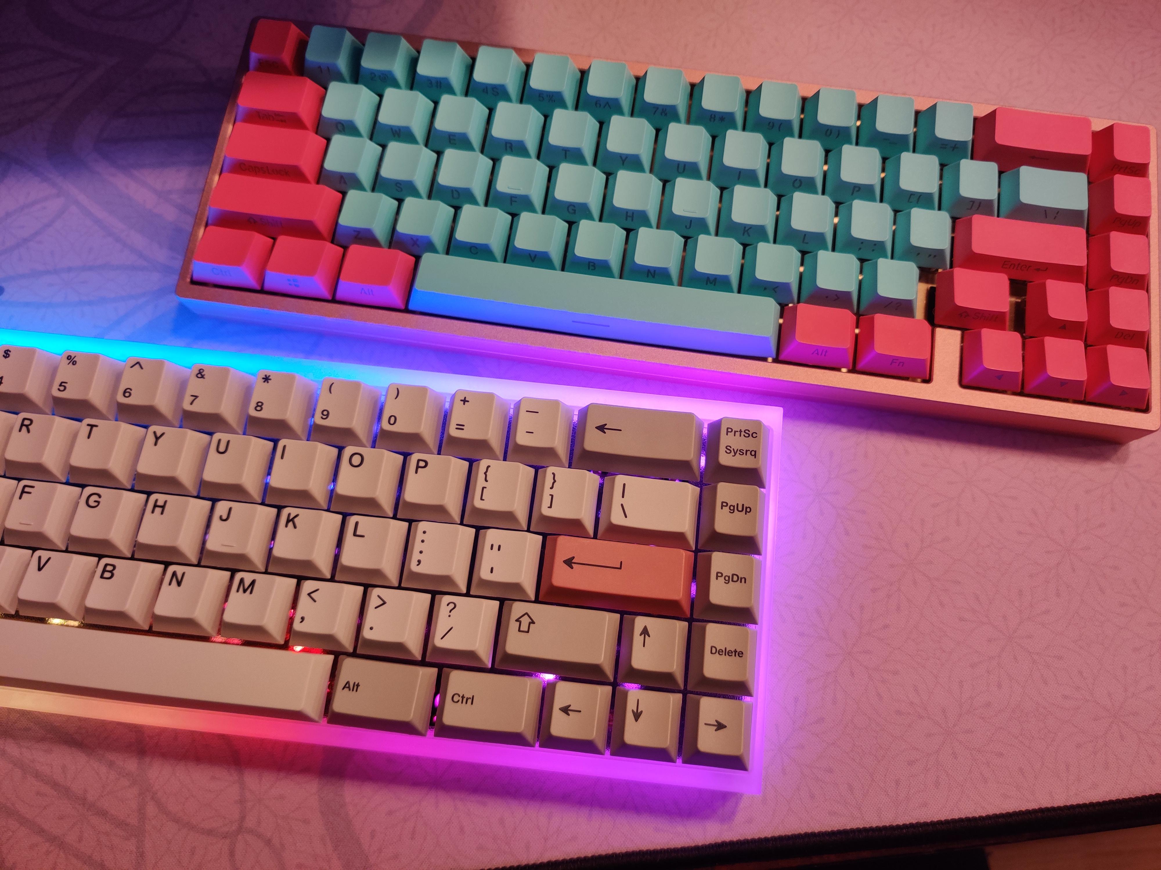 My tofu65 and kbd67mkii | Scrolller