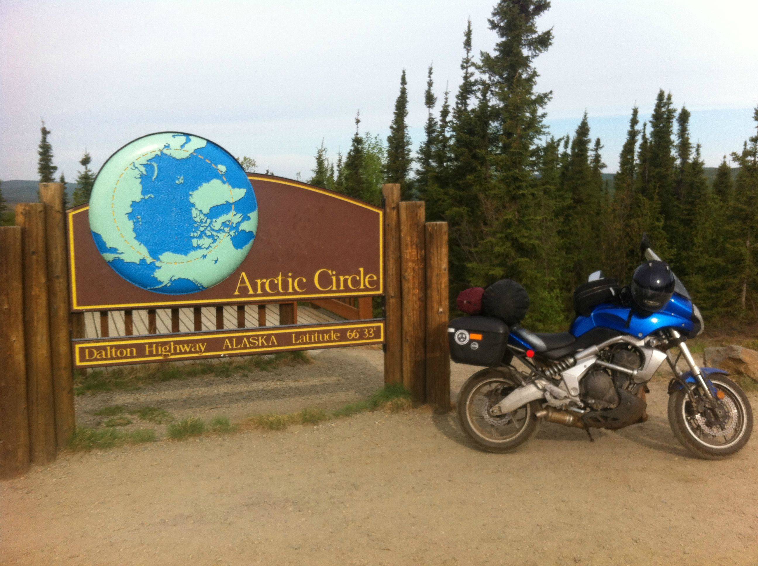 My Versys visited the Arctic Circle. | Scrolller