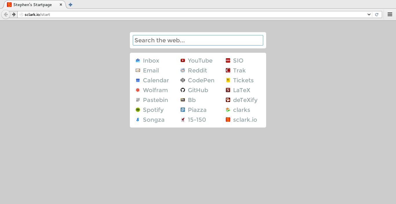 My very first start page. | Scrolller