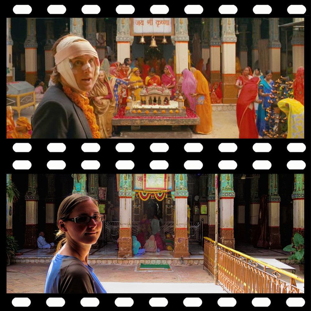 My wife at a temple in Jodhpur | Scrolller