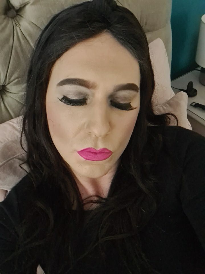 My wife started to practice makeup on me, now she makes me look like this every evening after we ...