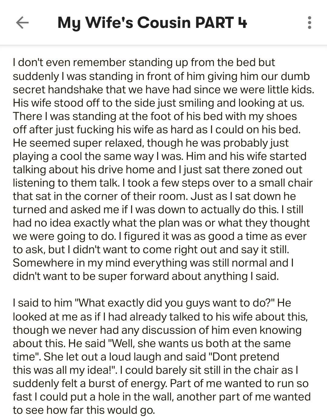 My Wife's Cousin PART 4 | Scrolller