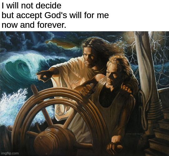 My will is God's | Scrolller