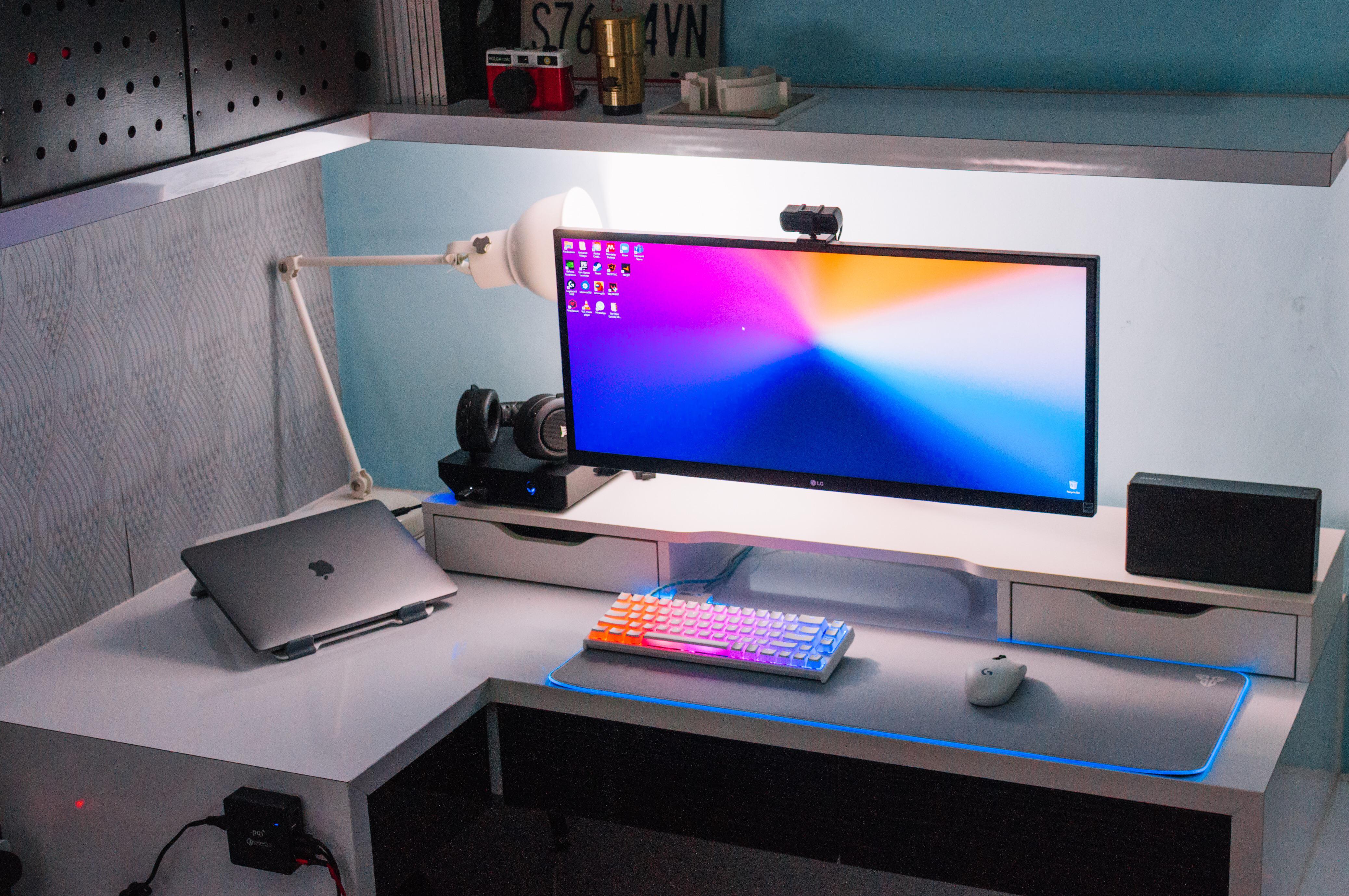 My work & gaming setup for 2021. Pre-built Alienware still does it for me surprisingly. | Scrolller