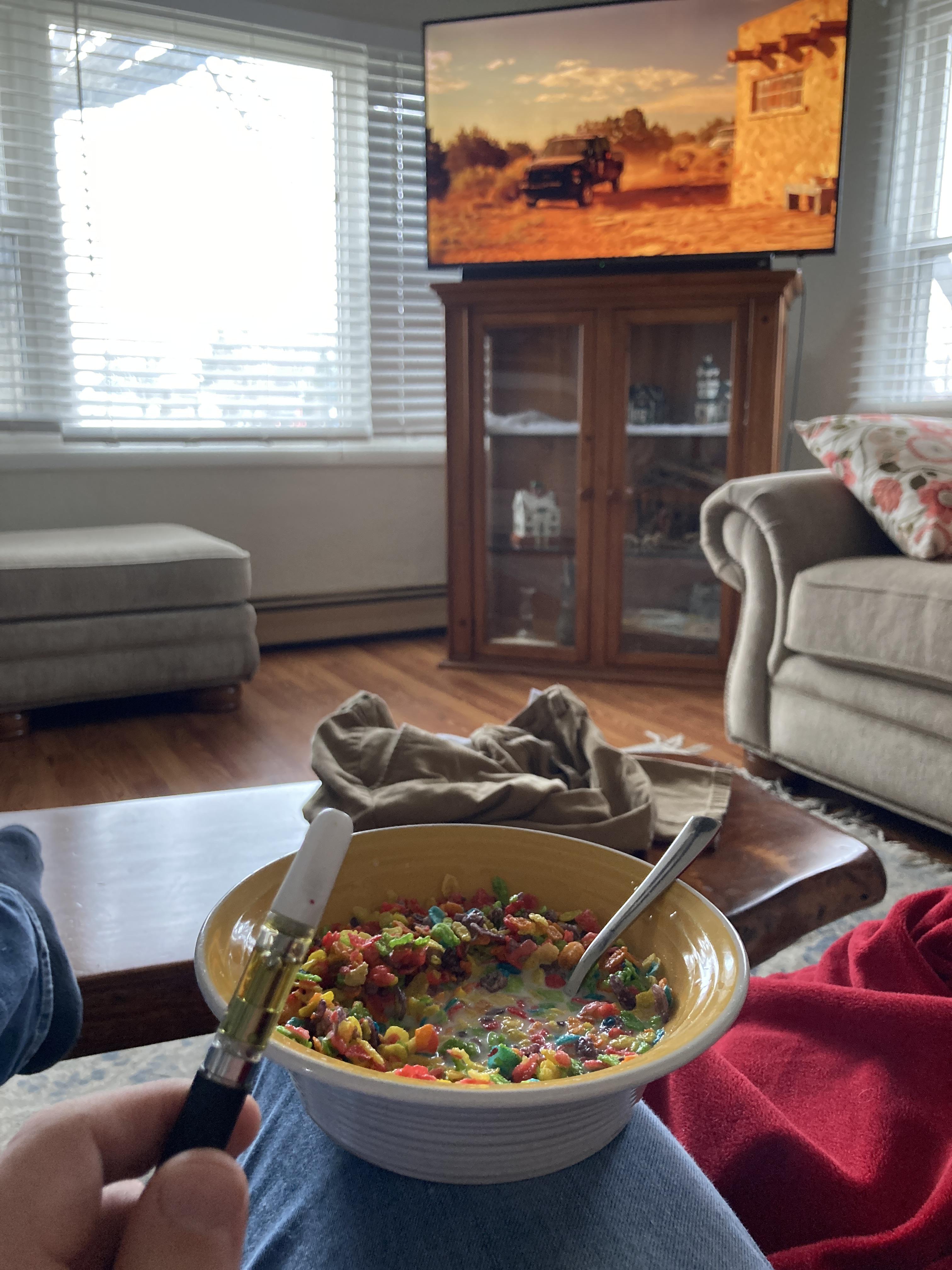 Mystery oil, breaking bad, and some fruity pebbles to start the day. How is everyone? | Scrolller