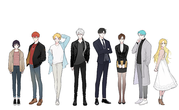 Mystic Messenger Webtoon Characters | Scrolller