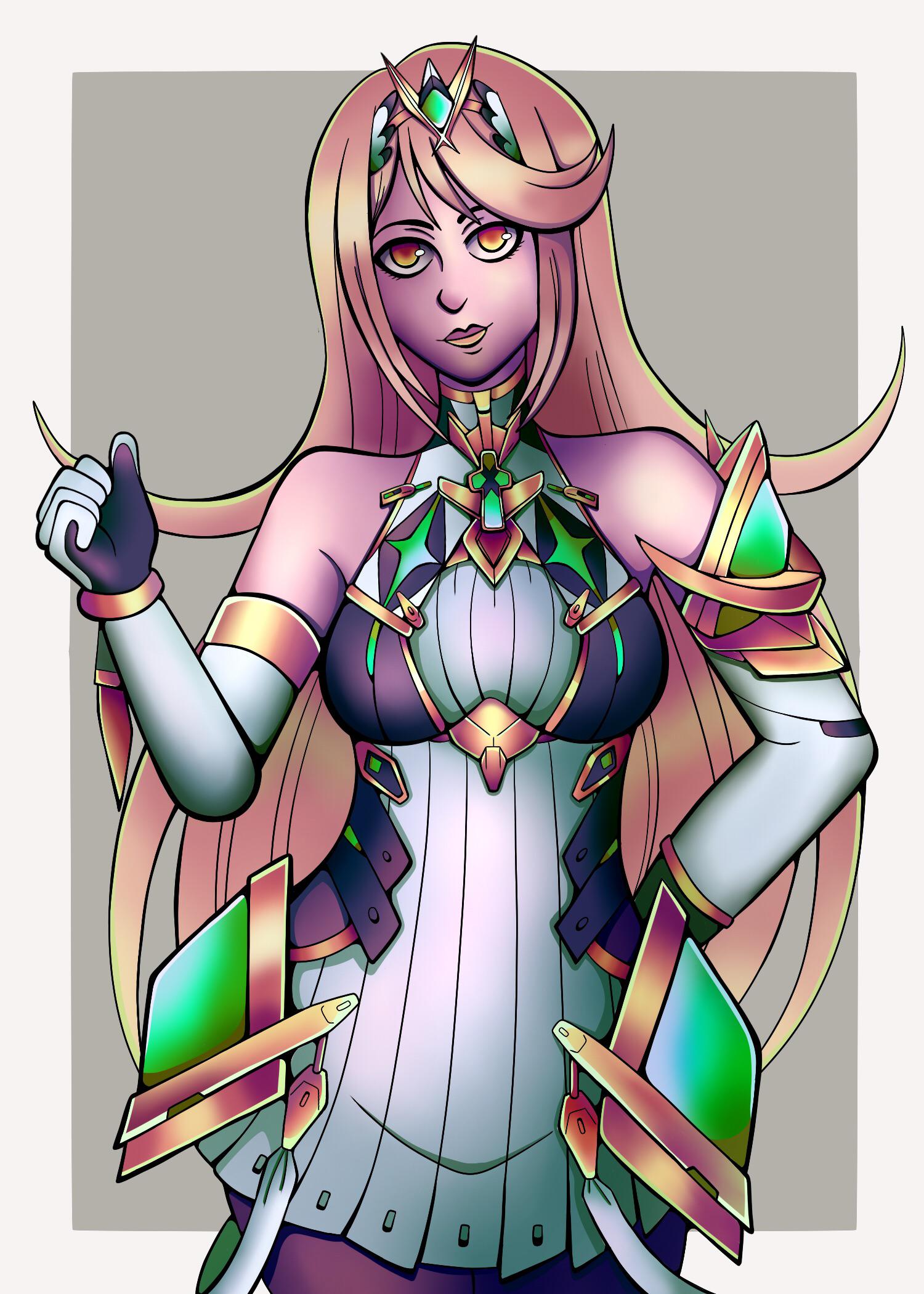 Mythra Fanart Drawn By Me | Scrolller