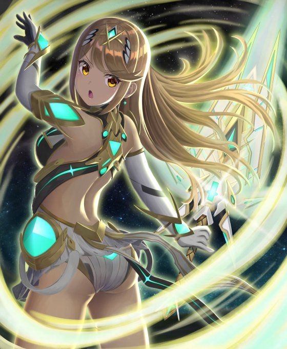 Discover more like TempleOfMythra: Mythra with her sword and Related Content | Scrolller