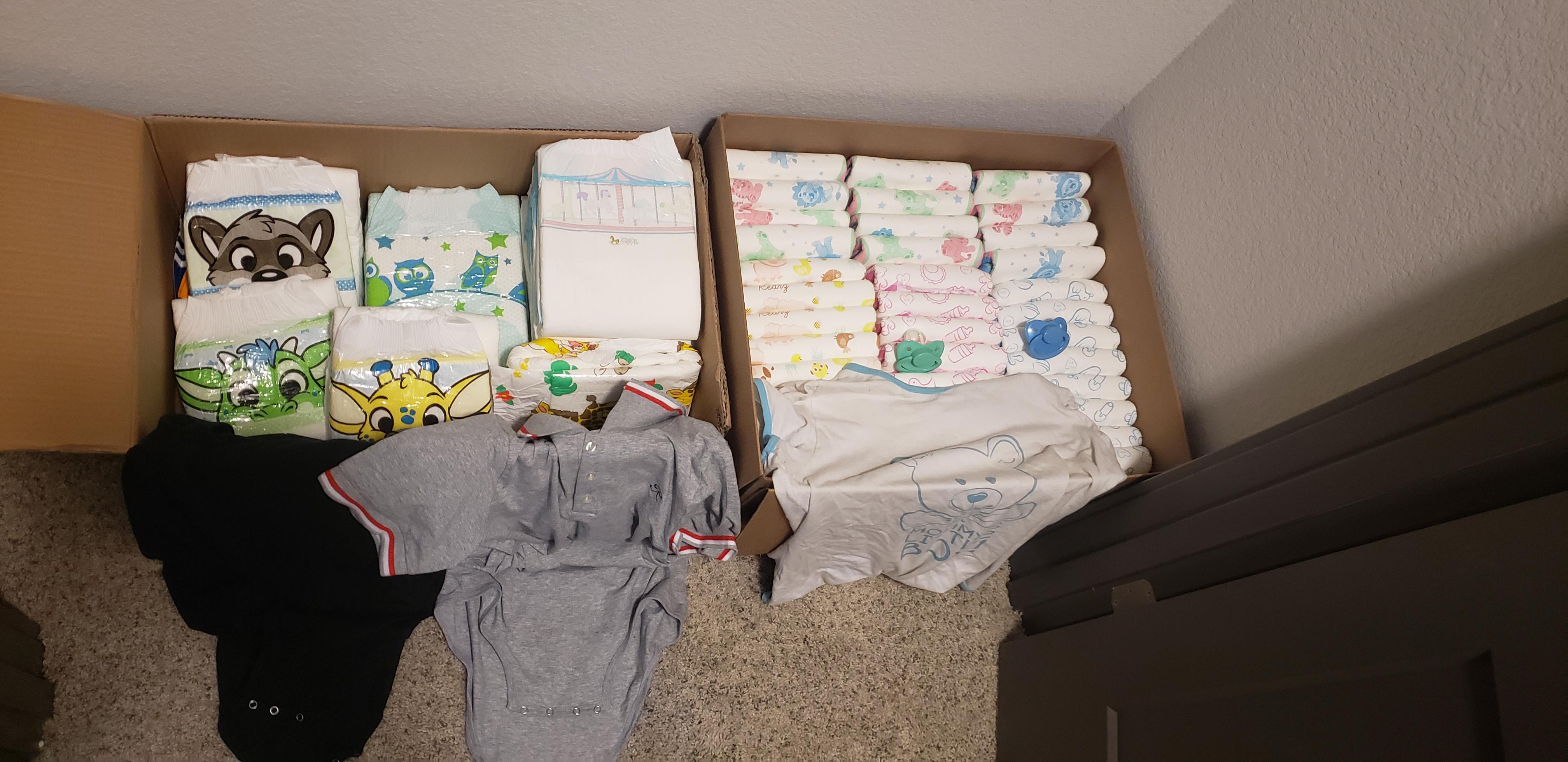 Name those diapers! Smol stash pic ☺ | Scrolller