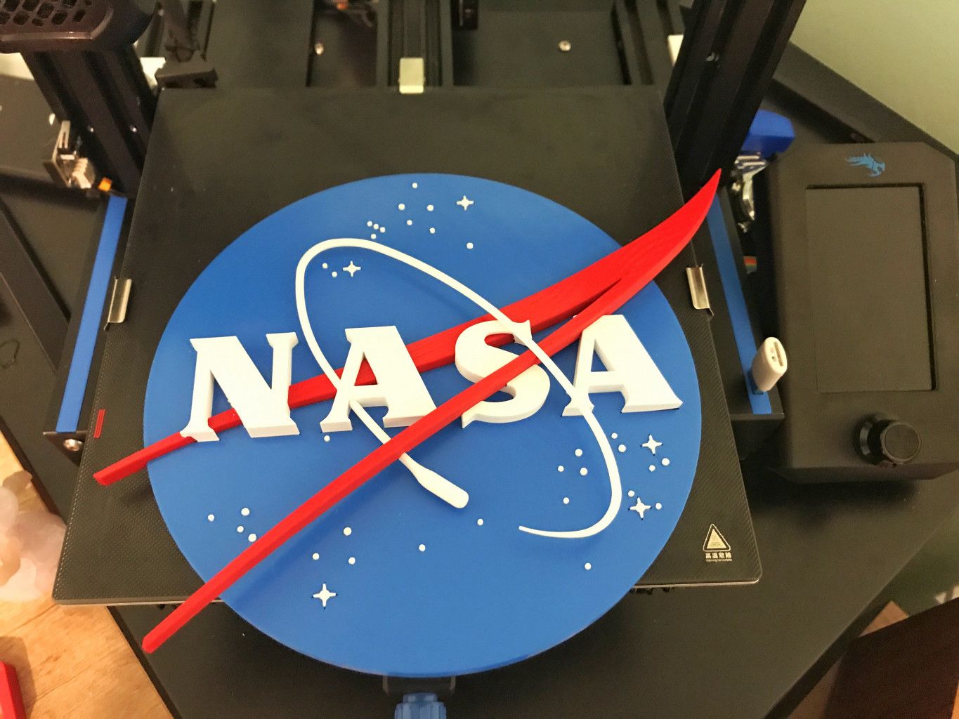 NASA logo - My first multi-part print | Scrolller