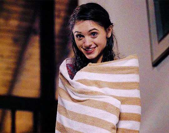 Natalia wrapped in a towel | Scrolller
