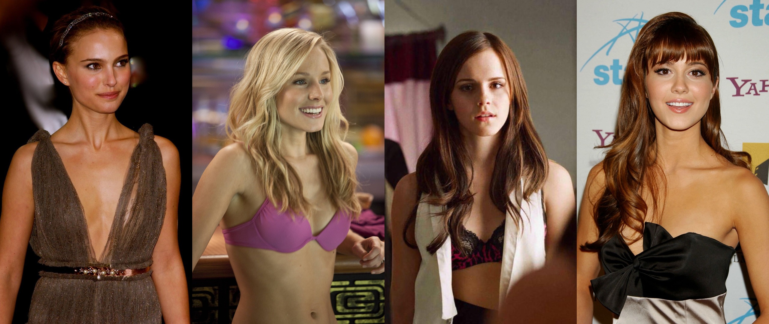 Natalie Portman Kristen Bell Emma Watson Mary Elizabeth Winstead 1 She Blows You In Front