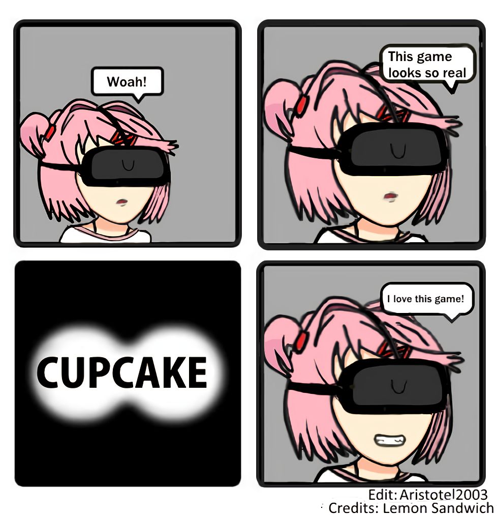 Natsuki tries VR | Scrolller
