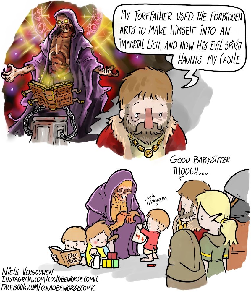 Necromancy: for a lasting family bond [oc] | Scrolller