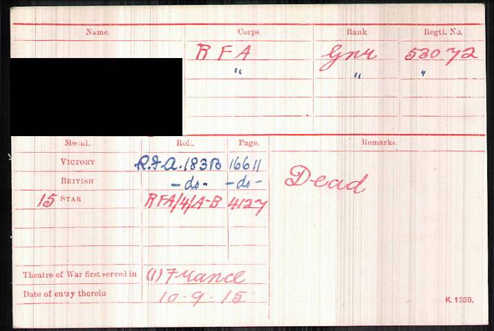 Need help deciphering a friend's relative's WW1 death record | Scrolller