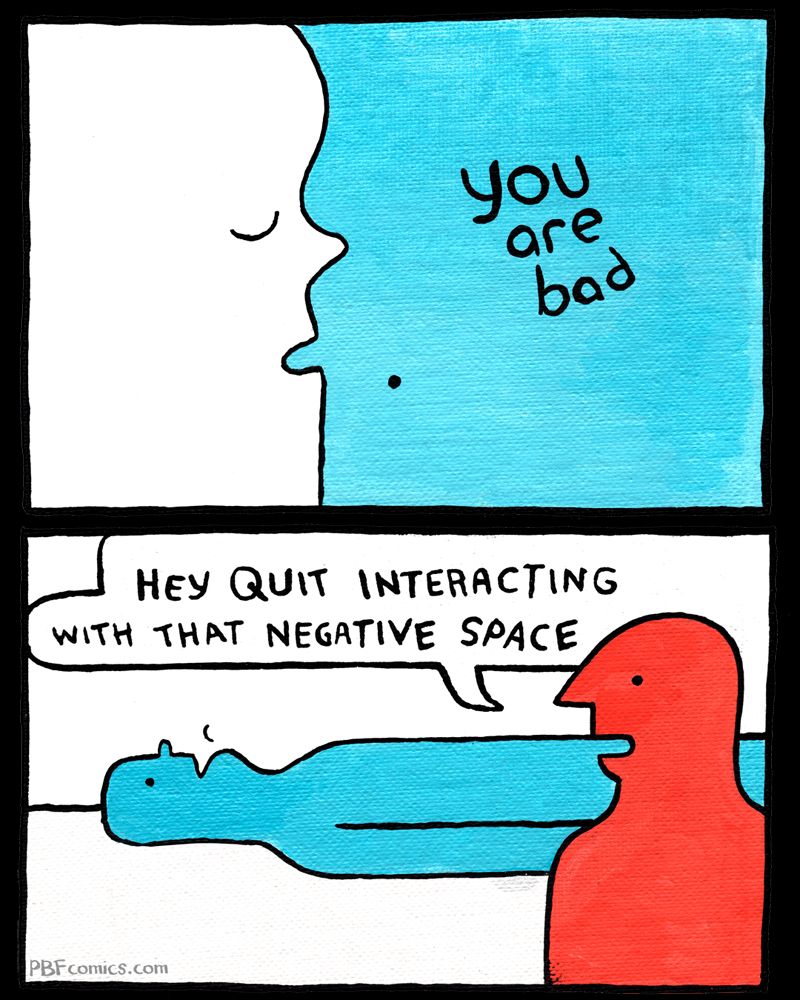 Negative space | Scrolller