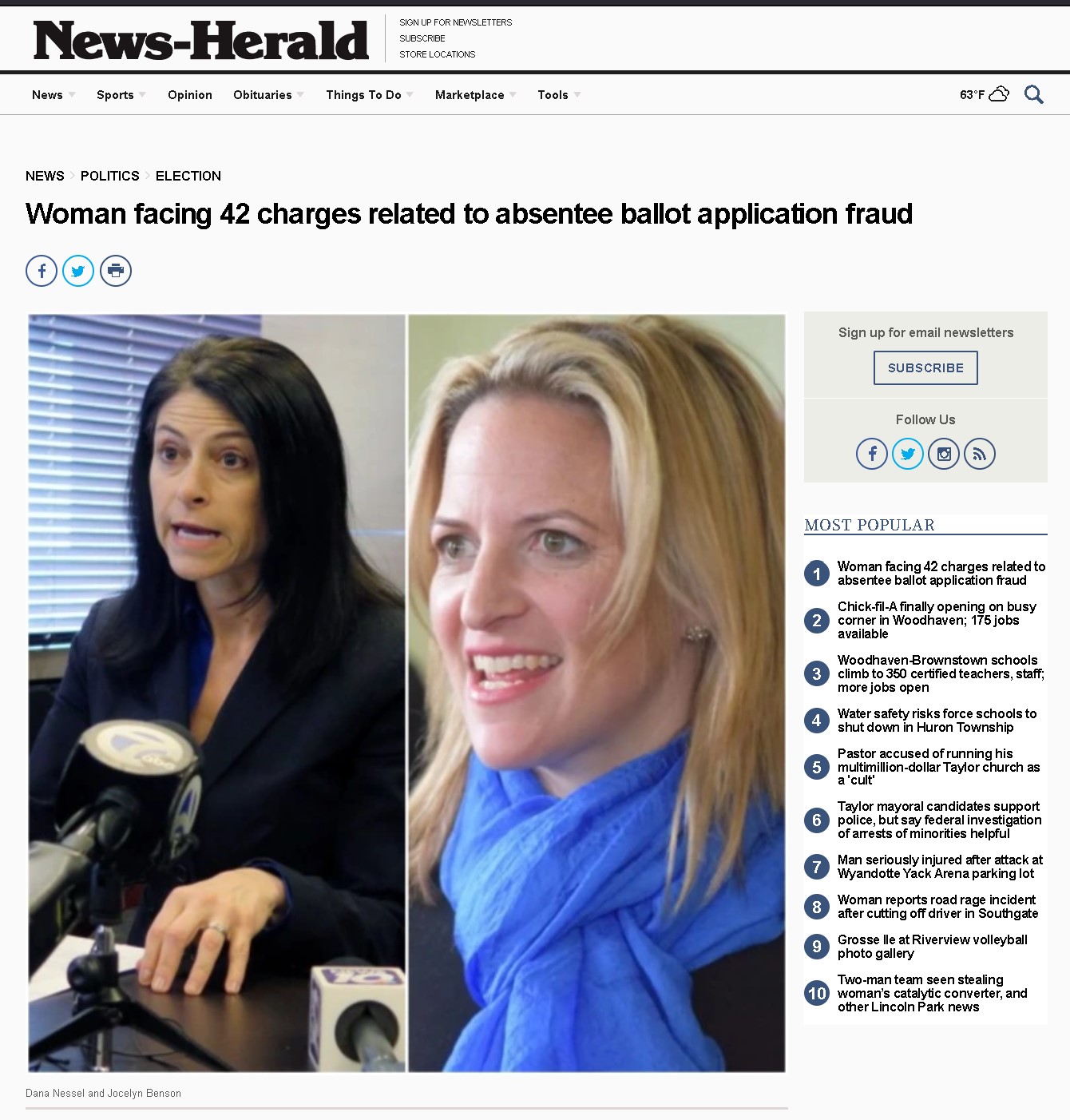 Neither woman pictured is the woman in the headline | Scrolller