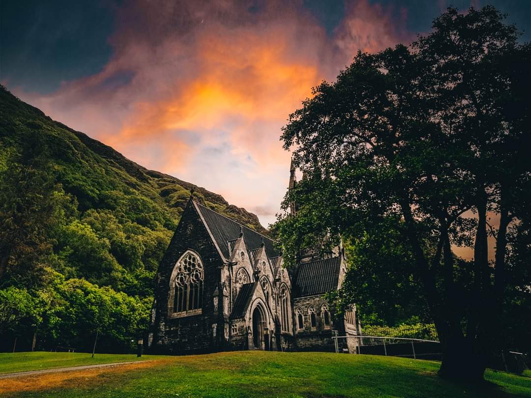 Neo Gothic Church at Kylemore Abbey, Co Galway, Ireland | Scrolller