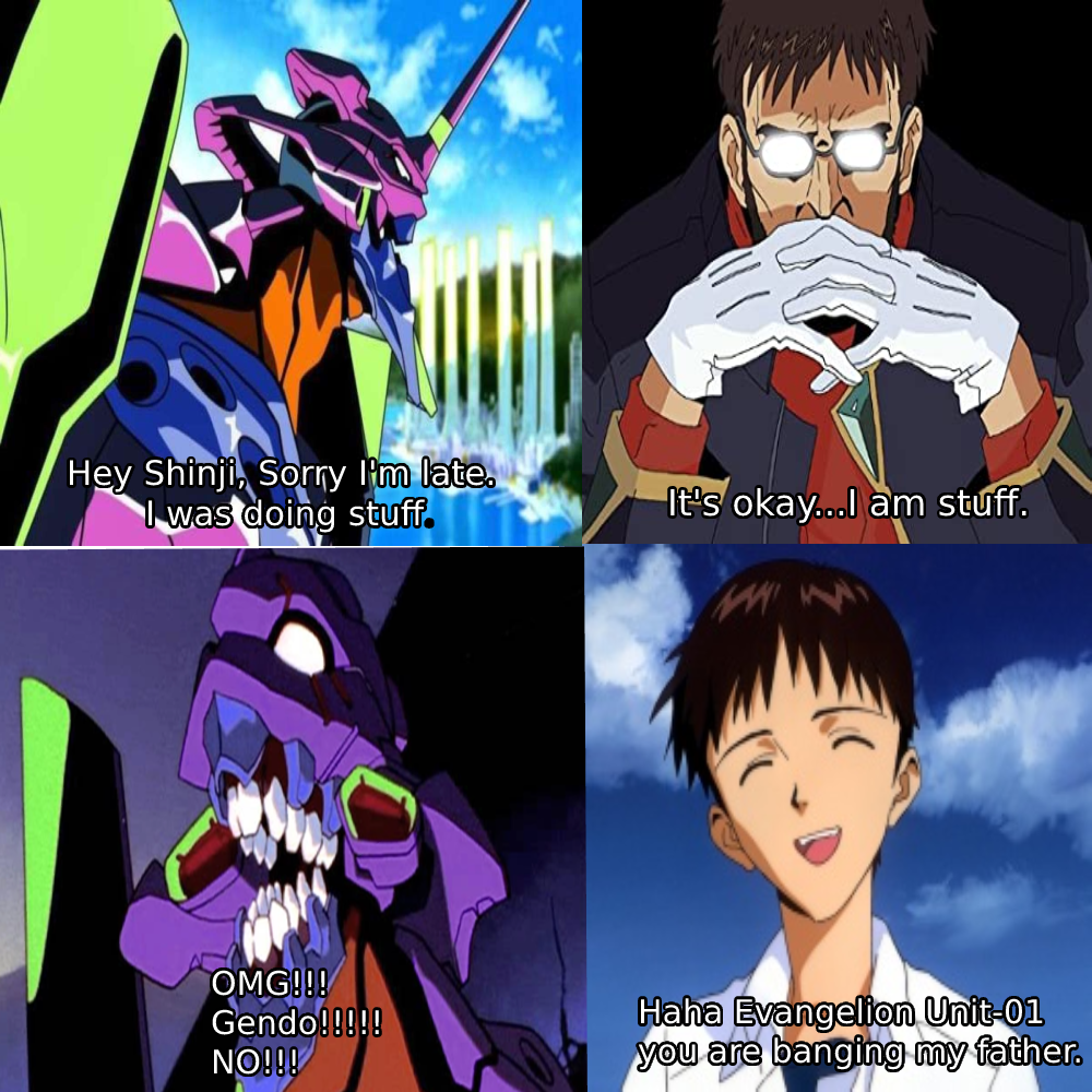 [Neon Genesis Evangelion] This might be the oddest thing I have ever ...