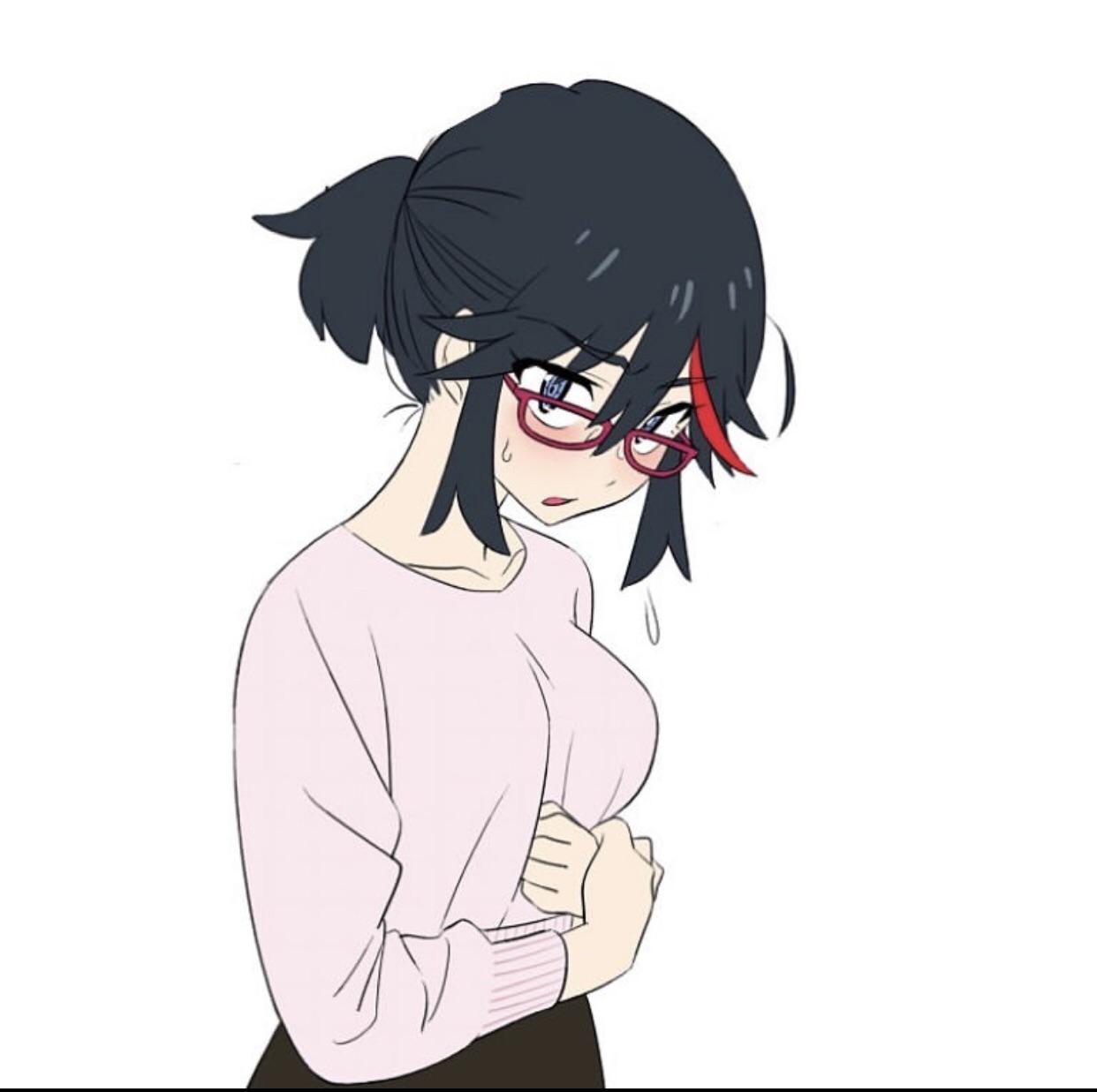 Nervous Ryuko😳 | Scrolller