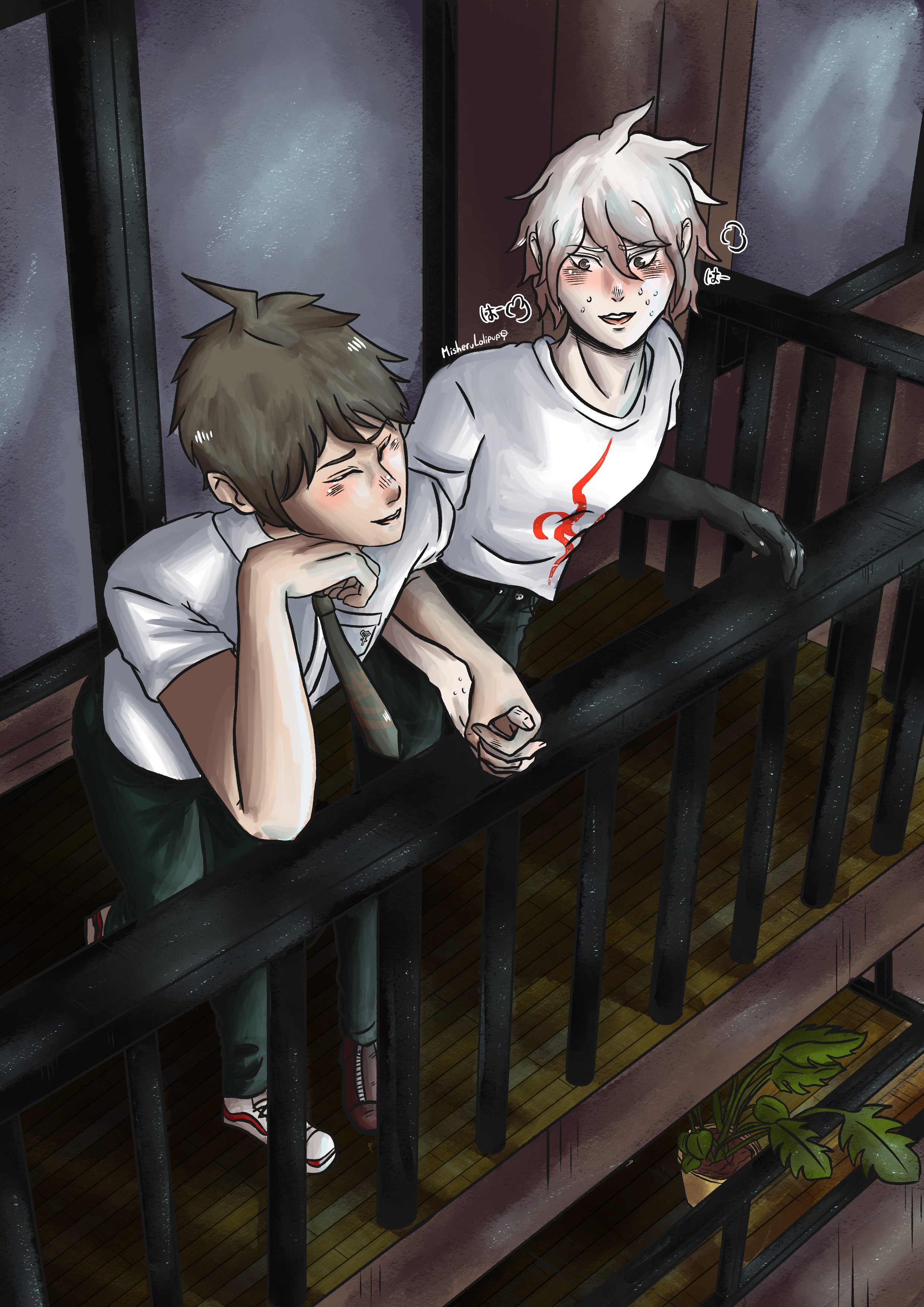 Drew Nagito nervously holding Hinata's hand | Scrolller