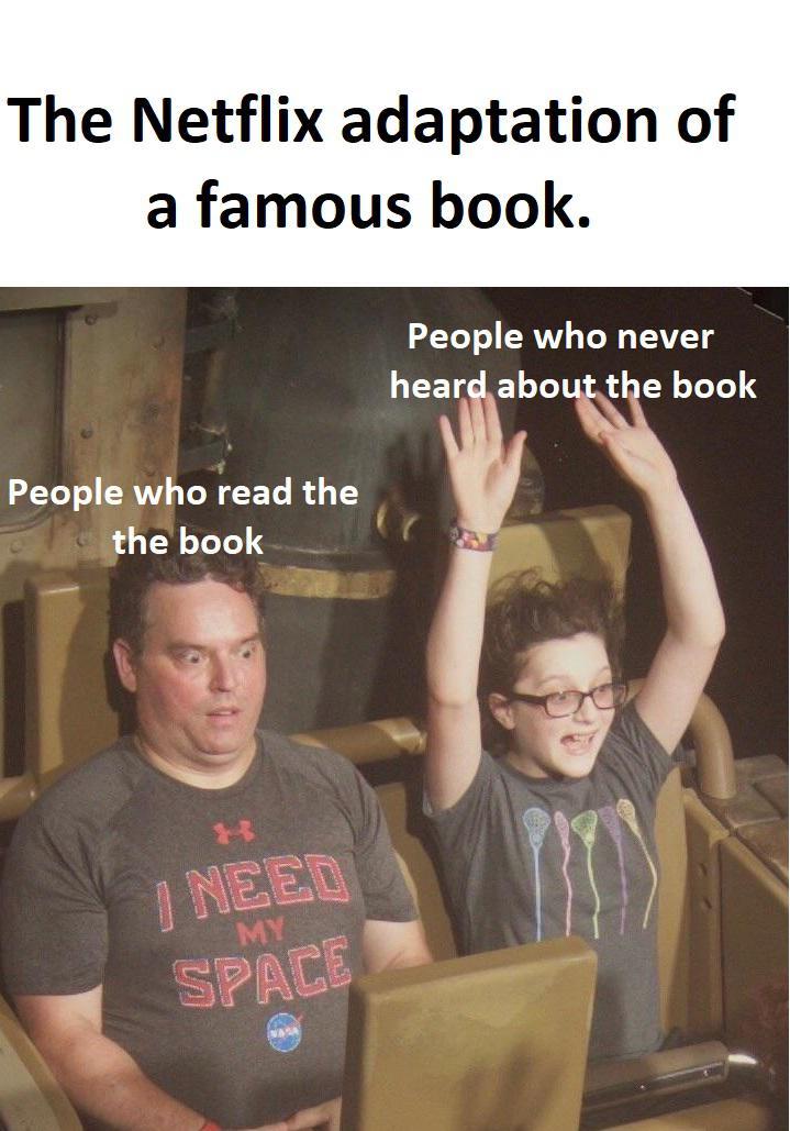 Netflix adaptations. | Scrolller