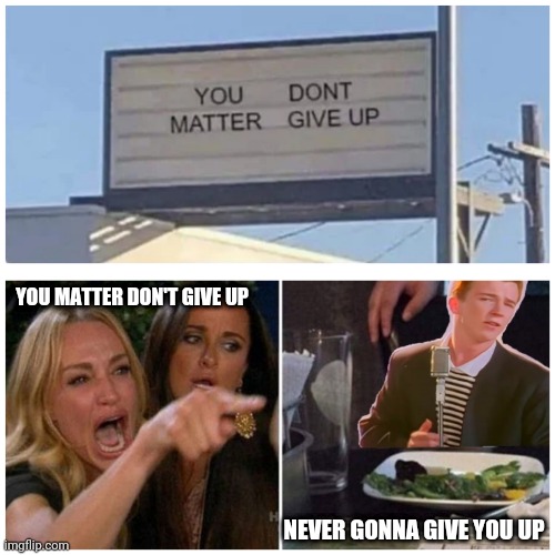 Never ever gonna give you up | Scrolller