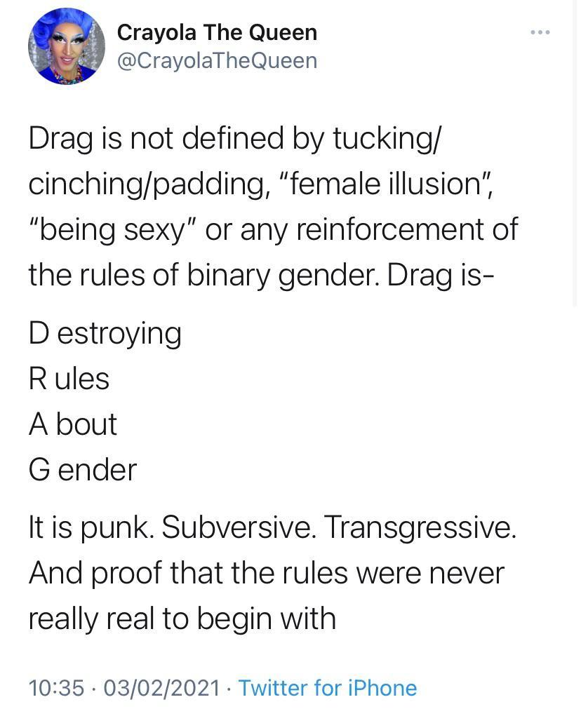 New acronym for DRAG? | Scrolller