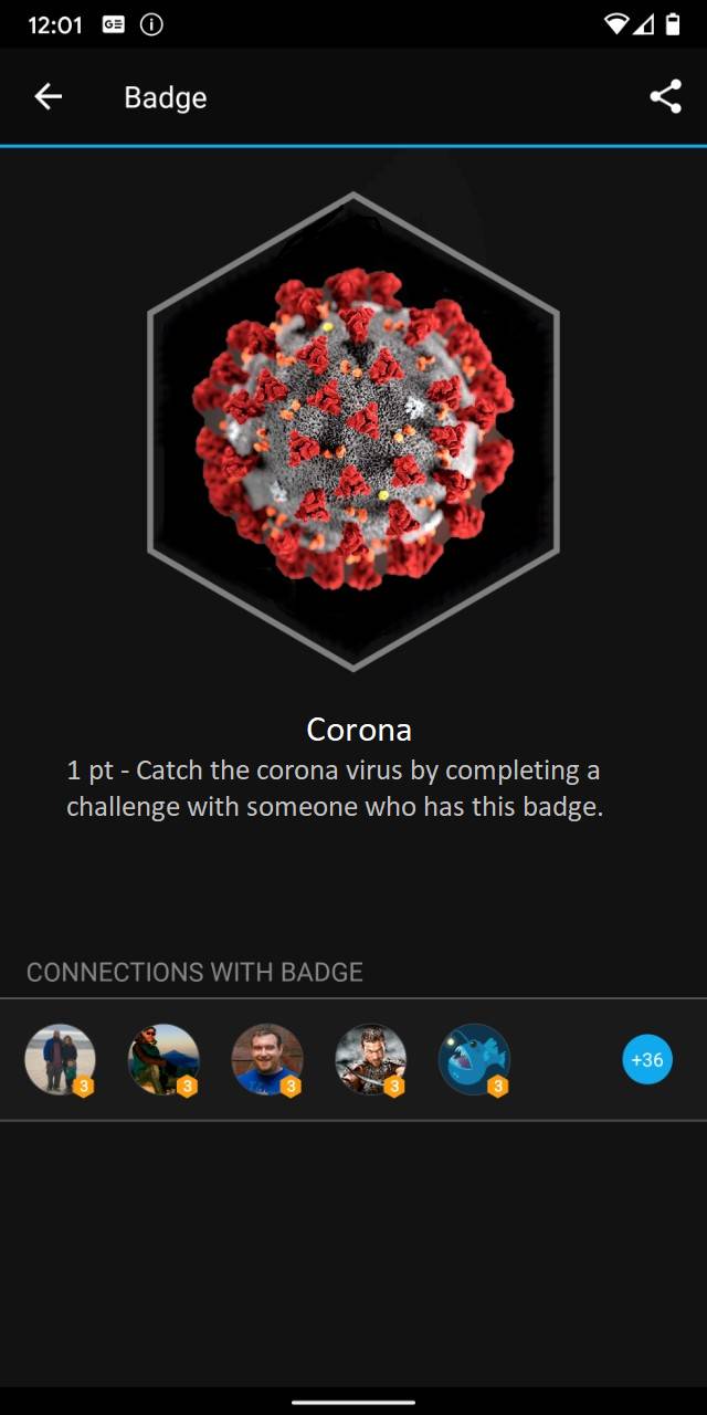 New badge available - Corona | Scrolller