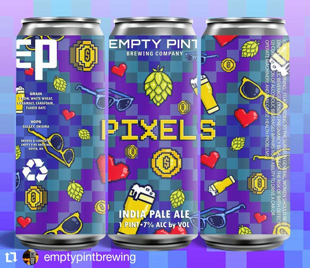 New can art by me for Empty Pint Brewing, Dover, NH 🍻 | Scrolller