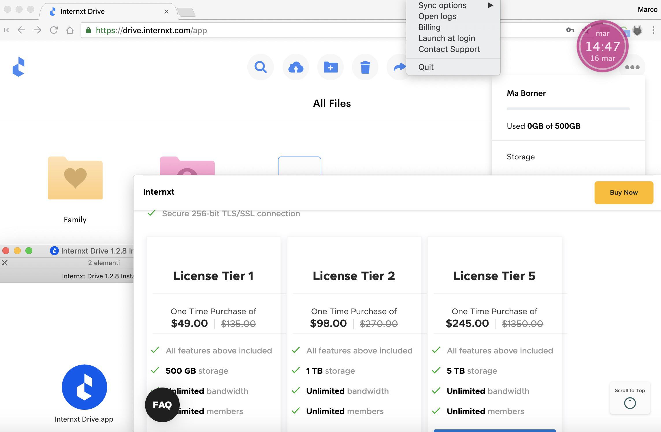 New Cloud Backup in lifetime deal: Internxt 500GB for 39$ or 5TB for 235$ | Cloud Storage Deals ...