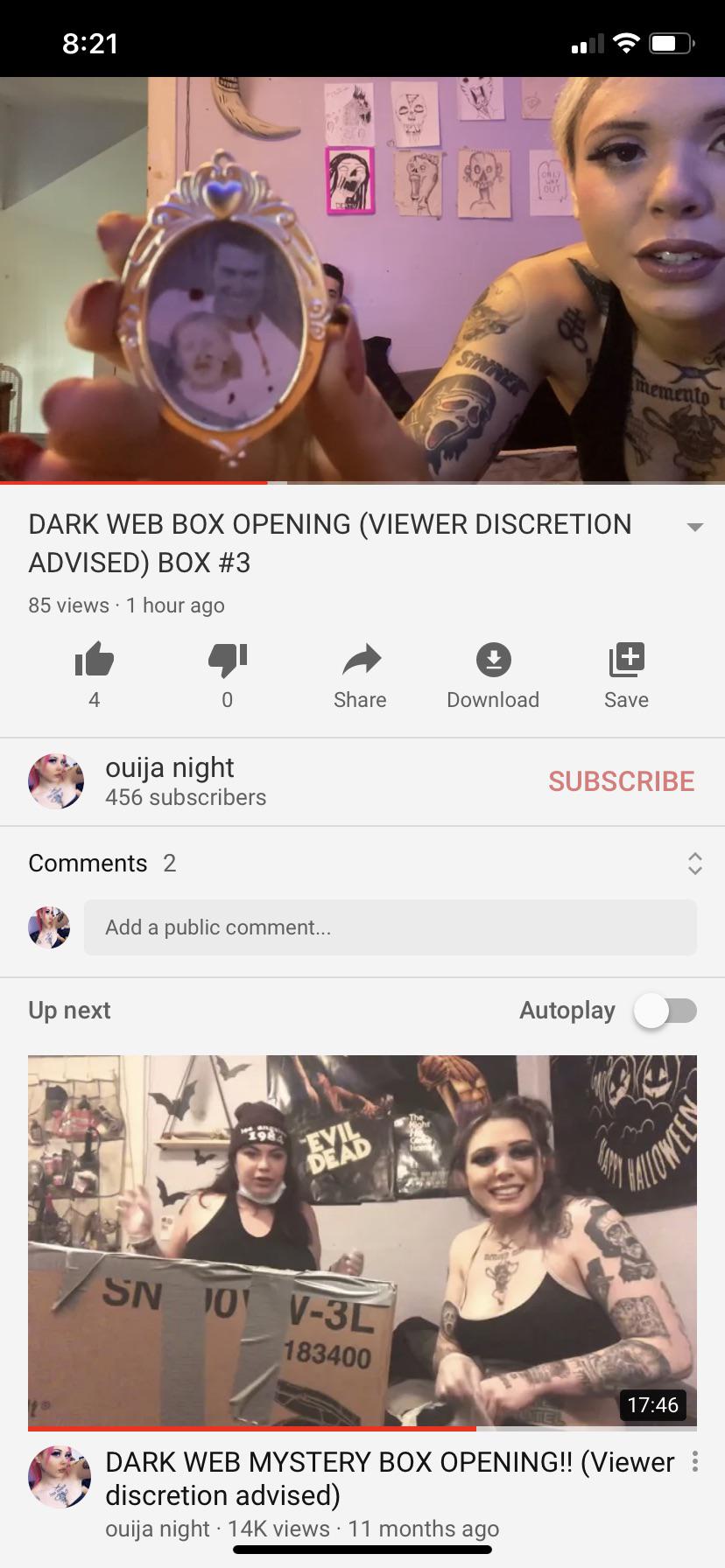 New dark web box video is up | Scrolller