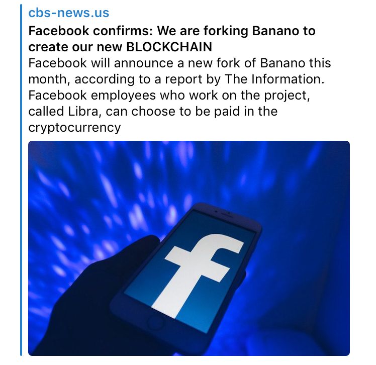 New Facebook partnership with Banano confirmed | Scrolller