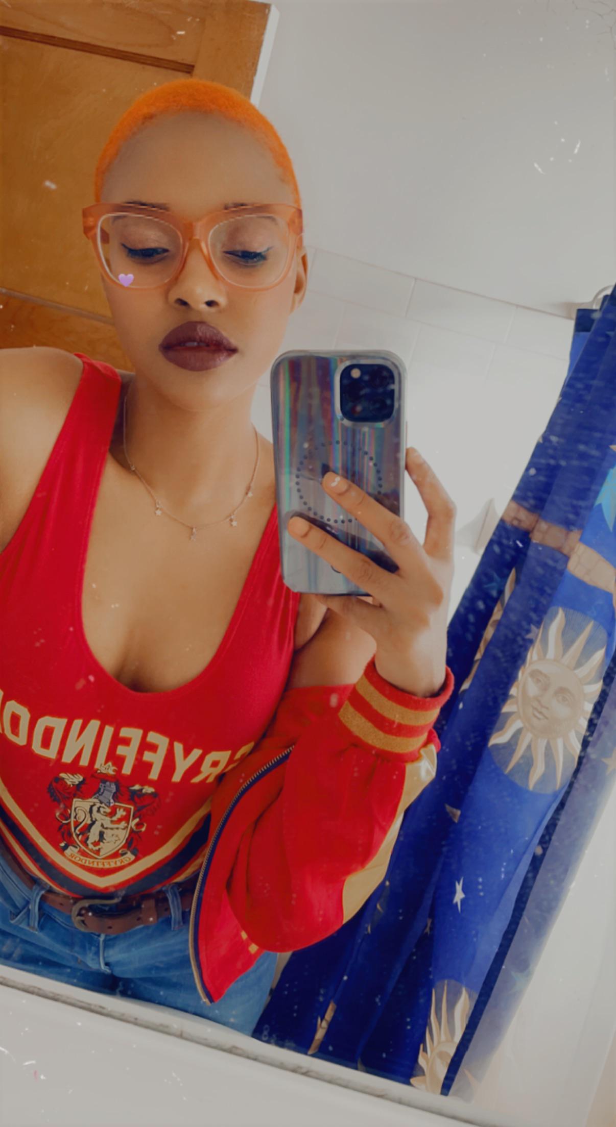 new hair color! 🍊🍑🧡 | Scrolller