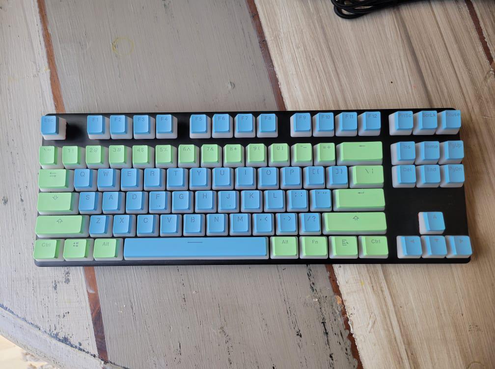 New Keyboard! Hyperx Alloy Origins with Pudding Keycaps | Scrolller