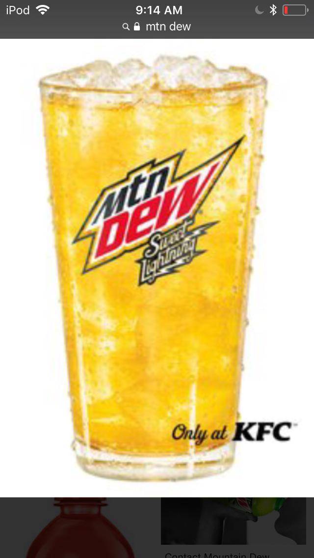 New mtn dew at kfc | Scrolller