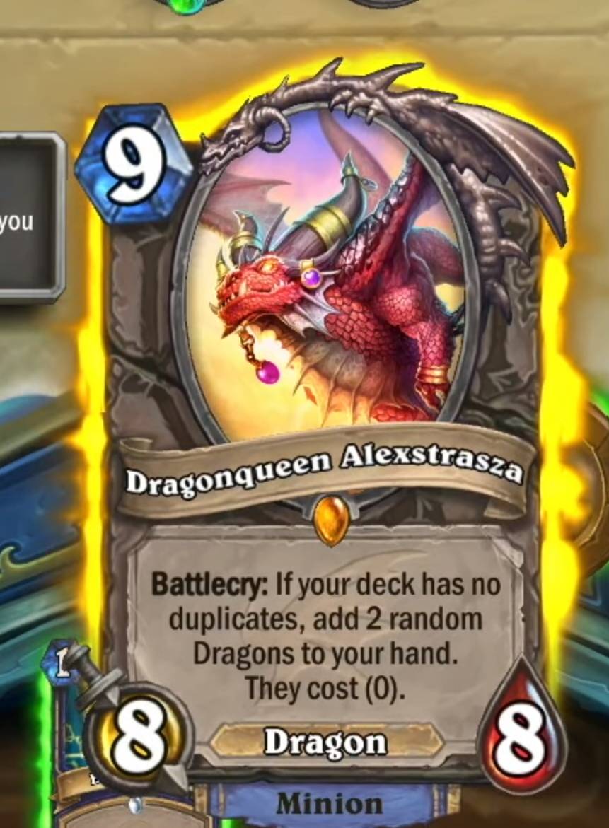 New Neutral Highlander card-Queen Alextrasza | Scrolller