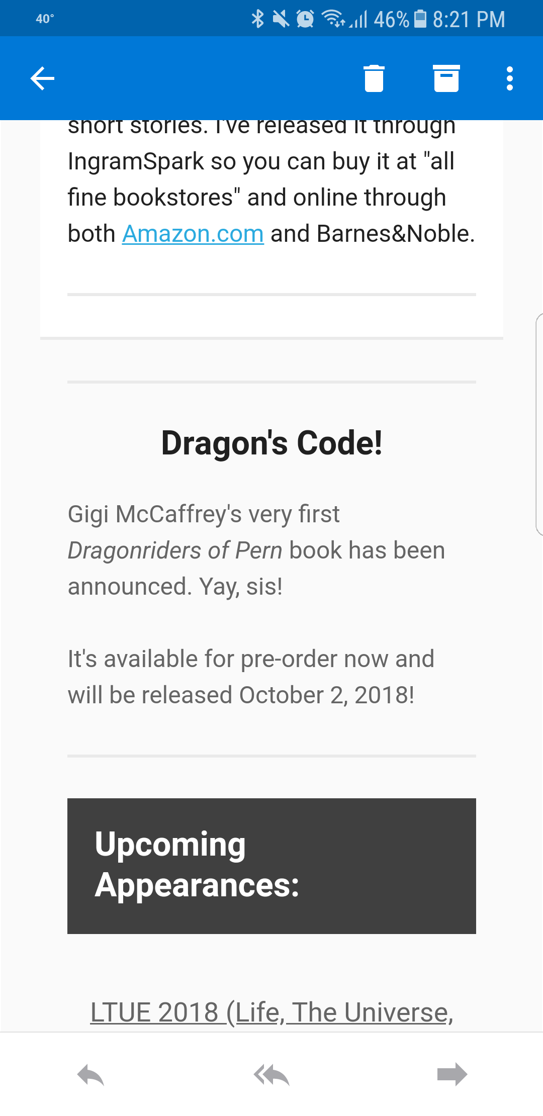 New Pern Book! - Dragon's Code! | Scrolller