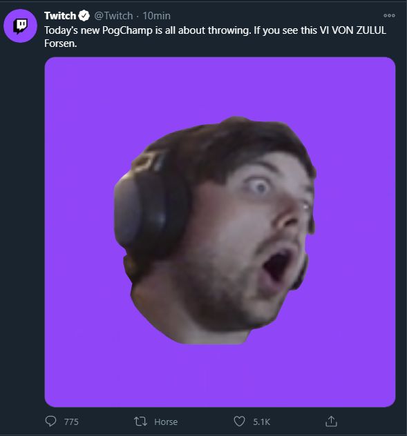 New PogChamp | Scrolller