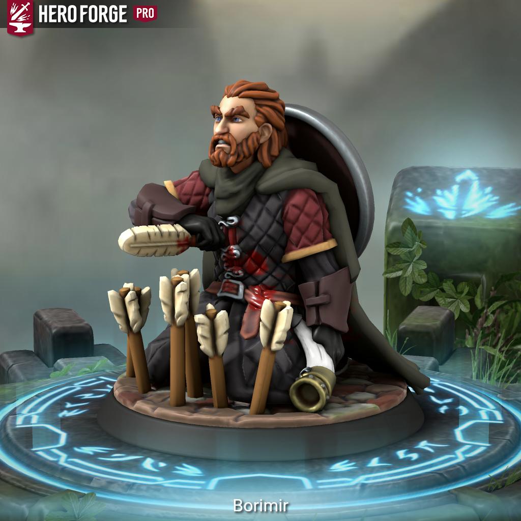 Discover more like HeroForgeMinis: New pose had no choice but to make this... I'm not crying ...