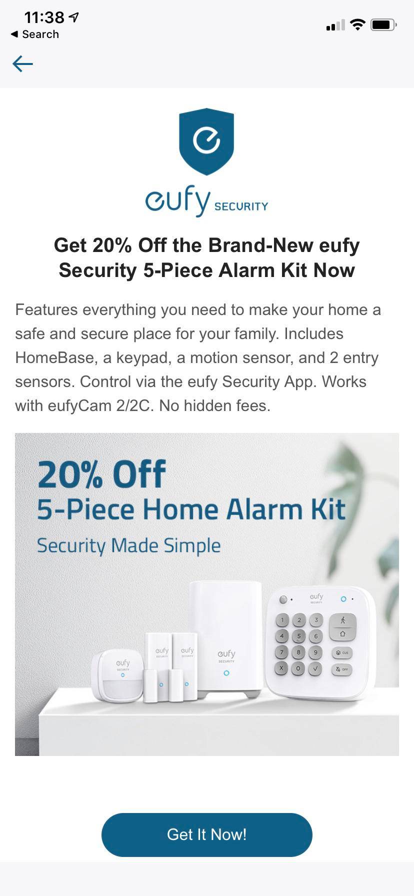 New Promotion: 20% off 5-Piece Security Bundle - in app | Scrolller